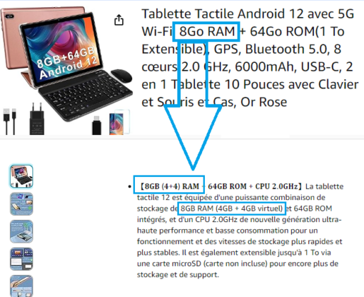 Augmenter RAM tablette Android ou smartphone : comment faire