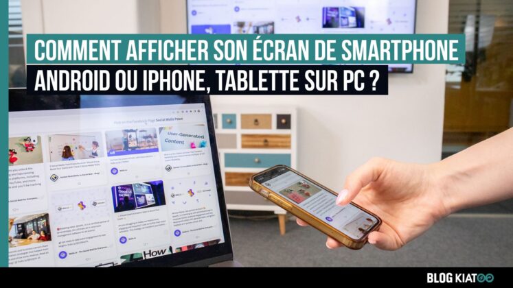 Comment afficher écran smartphone sur PC ? Android/iPhone