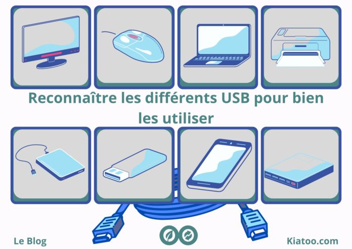 Reconnaître les ports USB C, USB 4, USB 3, Thunderbolt