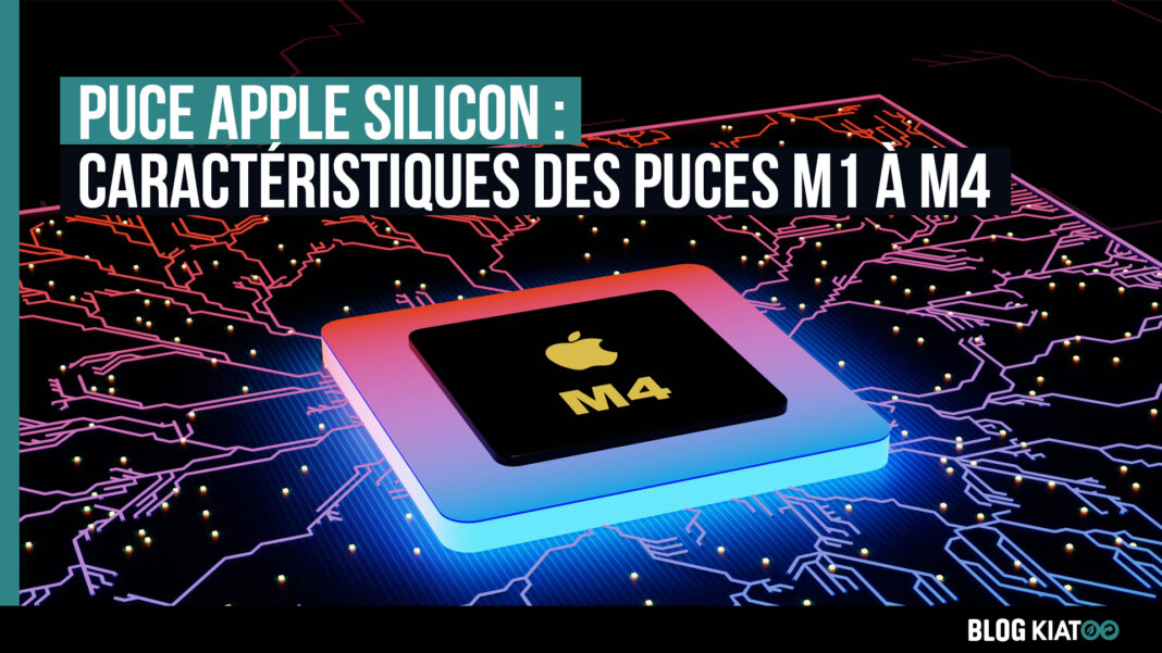 Puce Apple Silicon : Caractéristiques des puces M1 à M4