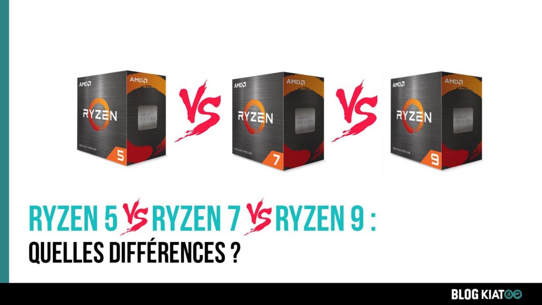 Ryzen 5 vs 7 vs 9 d'AMD : quelles différences et lequel choisir